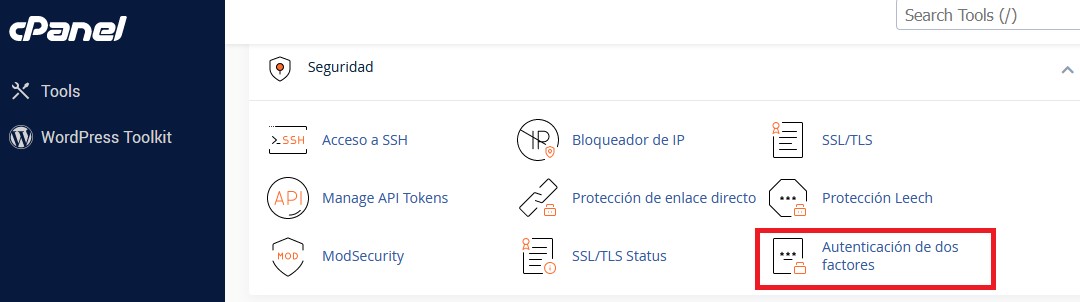 Activar autenticación de dos factores en cuenta Cpanel – Ayuda Powerhost